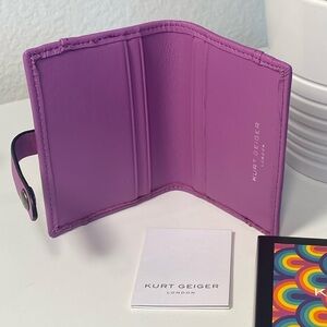 Kurt Geiger | Accessories | Nwt Kurt Geiger Quilted Leather Card Holder ...